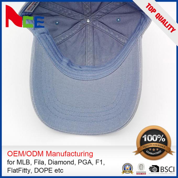 Brass Metal Clasp Buckle Embroidered Baseball Caps Custom Logo Free Sample