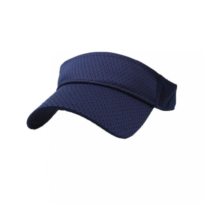 100% Polyester Premium Sun Visor Cap Multi Panel Hat OEM / ODM Available