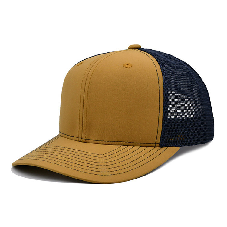 OEM Custom 6 Panel Pre Curved Brim Mesh Snap Back Sports Hats Wholesale ...