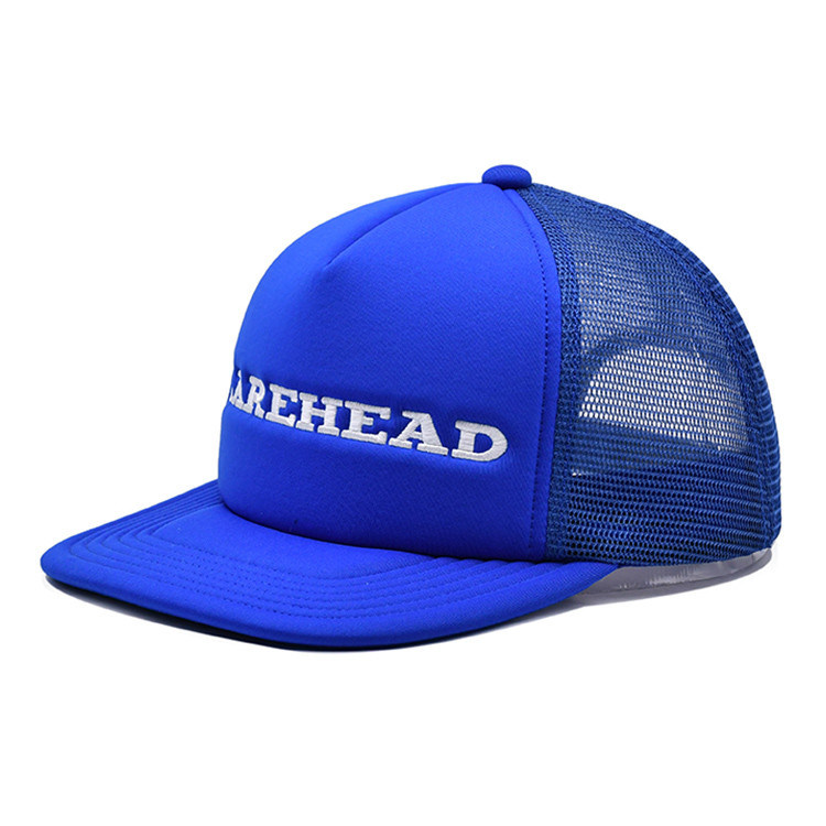 Embroidered Logo All Season Hat 6-Panel Constructed Caps With Sponge ...