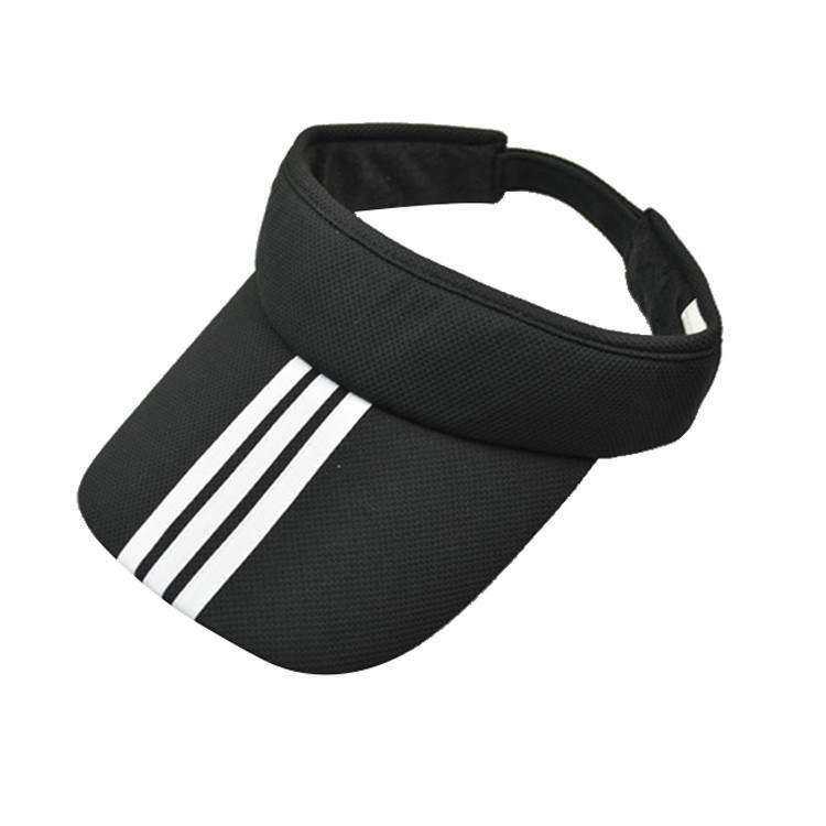 100% Polyester Sun Visors , Colorful Unisex Sun Shade Visor Hat OEM Logo