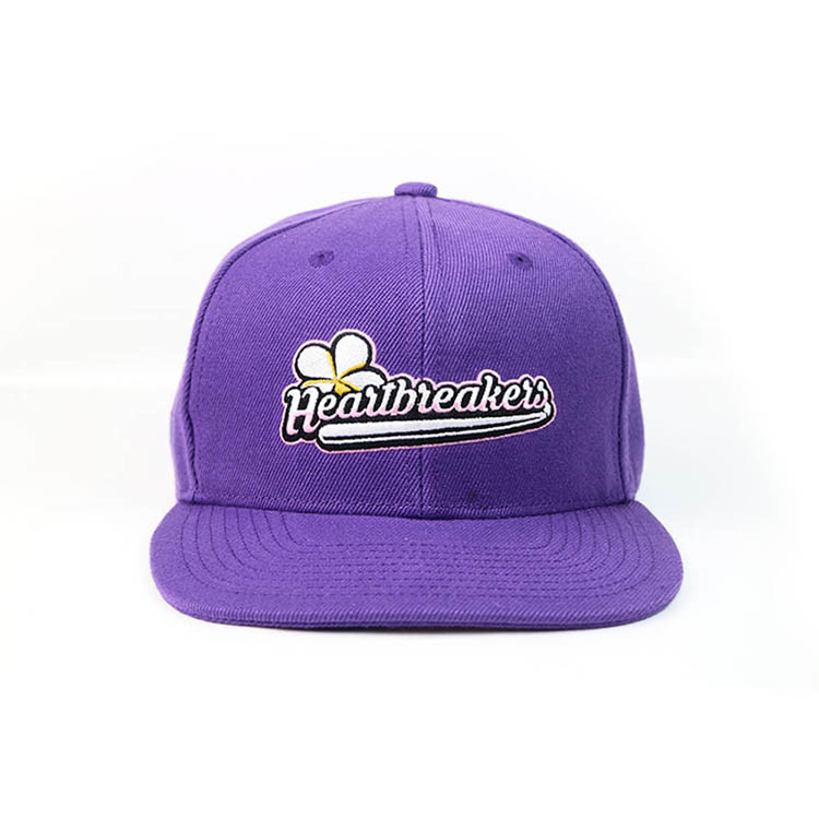 100% Acrylic Personalized Snapback Hats / Embroidery Logo Snapback Cap ...