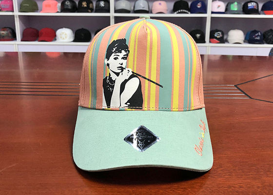 High End Printed Baseball Caps Sports Hats For Men Flat Or Curved Visor