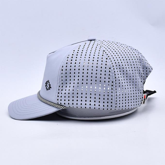 Reinforced Seam Custom Polyester Sport Cap with Breathable Sport ...